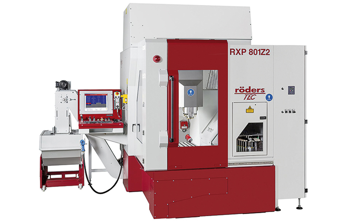 Bi-broches fraisage et rectification par Roeders | Machines Production